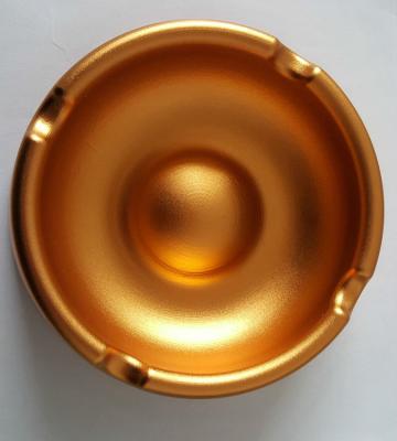 China Custom Golden Anodized CNC Machining Parts Aluminum Ashtray Commodity for sale