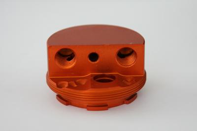 China Red Anodized 6005 T5 Aluminum CNC Machining Parts for Automotive Applications for sale