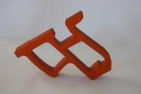 China Precision CNC Milling Aluminum Anodized Parts for Pistol Hand Shank 6061 T6 for sale