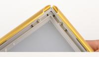 China Silver Sandblasted Anodized LED Aluminum Photo Frame A1 A2 A3 A4 ISO9001 for sale