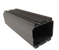 China Custom CNC Machining AL6063 AL6061 Aluminum Heat Sink Extrusion Anodizing 3000 Tons for sale