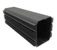 China Custom CNC Machining AL6063 AL6061 Aluminum Heat Sink Extrusion Anodizing 3000 Tons for sale