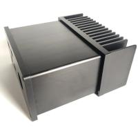 China Black Anodized LED Light Waterproof Housing Aluminum Heat Sink Tube 6000 Series CNC for sale