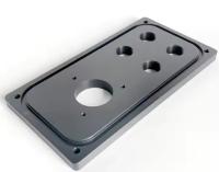 China Black Anodized Aluminum Sealing Plate Custom CNC Machined 6000 Series T3-T8 for sale