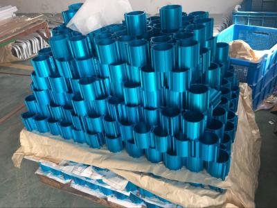 China 6063T 100mm Aluminum Enclosure with Blue Anodized Finish - CNC Precision Cutting for Industrial Applications for sale