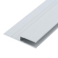 China Silver Anodized AA10um Matt Aluminum LED Profile for Advertising Light Box Frame for sale