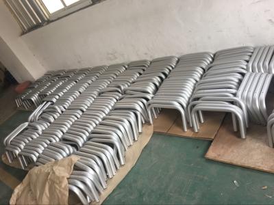 China Silver Anodized AA20um Aluminum Round Tube with Holes - 75,000 Tons Annual Capacity - 25 Day Delivery for sale