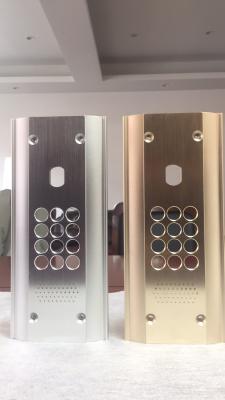 China 6063T6 Aluminum Brushed Sandblasting CNC Machining Parts for Access Control Panel 510x1020mm for sale
