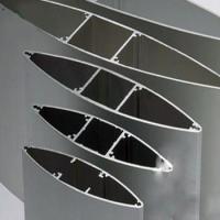 China Anodized Aluminum Extrusion Profile Fans with Airfoil Blades - 450×60×3.0mm to 230×33×2.4mm Dimensions for sale