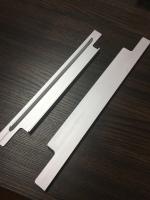 China CNC Machining Sand Blasted Natural Anodized Aluminum Profile for Drawer Handle 100pcs MOQ for sale