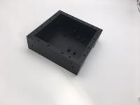 China Black Anodized 4 Axis CNC Machining Parts Enclosure Square Parts for Traffic Light Box for sale