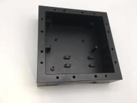 China Black Anodized 4 Axis CNC Machining Parts Enclosure Square Parts for Traffic Light Box for sale