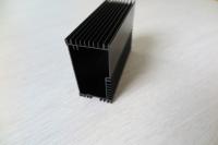 China Black Anodized Extruded Aluminum Heat Sink CNC Machined Aluminum Radiator 6063 for sale