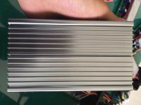 China 6063 Extruded Grey Anodized Aluminum Heat Sink with CNC Milling Holes for LED Street Light for sale