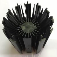 China LED Module Street Light Aluminium Heat Sink Profiles With Black Anodizing for sale