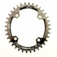 China CNC Machined 7075-T6 Aluminum Color Anodized Bicycle BMX Sprocket 104mm 32T 34T 36T for sale