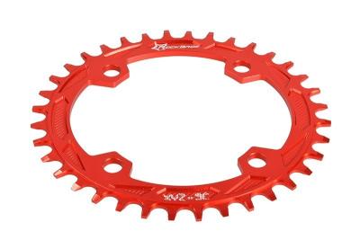 China Red Anodized Aluminum Bike Sprocket Freewheel CNC Machined 11-34T for Road Mountain BMX for sale