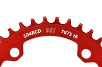 China Red Anodized Aluminum Bike Sprocket Freewheel CNC Machined 11-34T for Road Mountain BMX for sale