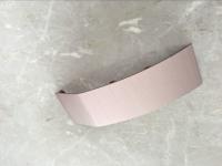 China Brushed Anodized Rose Pink Aluminum Extrusion Profile 6063 T5 for Air Conditioner Panel for sale