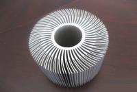 China Silver Anodized Aluminum Extrusion Profiles for Heat Sinks with ±0.001mm Tolerance and Custom Manufacturing for sale