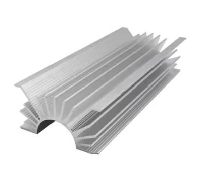 China Custom Anodizing Extruded Aluminium Heatsink Profile 6063 T5 Aluminum Cooler Heat Sink for sale