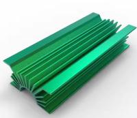 China Custom Anodizing Extruded Aluminium Heatsink Profile 6063 T5 Aluminum Cooler Heat Sink for sale