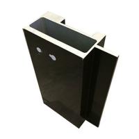 China Custom Curtain Wall Aluminium Die Casting Profile Parts 600 to 7000 Ton Extrusion Capacity for sale