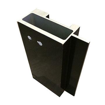 China Custom Curtain Wall Aluminium Die Casting Profile Parts 600 to 7000 Ton Extrusion Capacity for sale