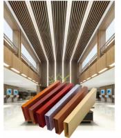 China Decorative Anodized Aluminum Square Tube T3-T8 Wood Grain Finish for Fence Panel Profile for sale