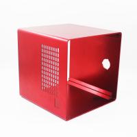 China Green Brushed Anodized Aluminum Enclosure with 4-Axis CNC Machining ±0.01mm Tolerance for sale