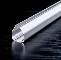 China Customized Powder Coated Polished Extruded Roller Blind Bottom Railing Aluminium Profile T3-T8 for sale