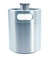 China Custom Logo SUS304 Stainless Steel Beer Keg 2L 3.6L 4L 5L 10L Capacity with Electro-Corrosion Printing for sale
