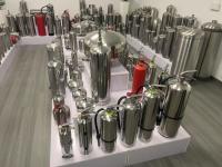 China Custom 1L Stainless Steel Fire Extinguisher Cylinder 0.8mm Thickness Check Inspection Empty for sale