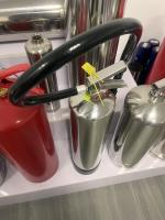 China Custom 1L Stainless Steel Fire Extinguisher Cylinder 0.8mm Thickness Check Inspection Empty for sale
