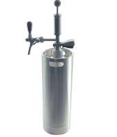 China SUS304 Stainless Steel 10L Beer Keg with 1mm Wall Thickness - Multiple Sizes Available from 2L to 10L Capacity for sale