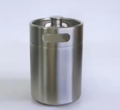 China National Standard Size Stainless Steel Keg Growler 0.8mm Double Wall Vacuum Insulated for sale