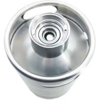 China Premium 2L Stainless Steel Beer Keg SUS304 Material 0.8mm Wall Thickness Homebrew Beverage Dispenser for sale