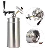 China 0.8mm Wall Thickness Stainless Steel Keg Growler 30 PSI Double Wall Vacuum Insulated for sale