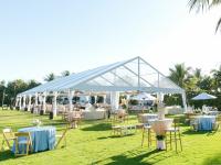China Custom Aluminum Shelter Tent 15-20 Year Lifespan with 1500-2000mm Waterproof Rating for Outdoor Events and Weddings for sale