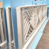 China Aluminum Railing Decorative Deck Railing System Custom Sizes Balcony Aluminum Rail Kit for sale