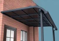 China Custom Outdoor Aluminum Frame Polycarbonate Canopy with 98% UV Protection and Waterproof Design for Balcony Patio Cover for sale