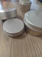 China Food Grade 500ml Aluminum Tin Box with Screw Lid for Cosmetic and Industrial Use for sale