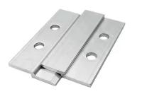 China Interlocking French Cleat Hangers Aluminum Z Clip Brackets 1m to 3m Custom Length for sale