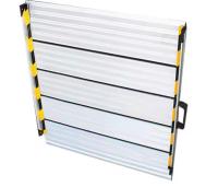 China Folding Aluminum Wheelchair Ramp 250kg Capacity Portable for Car Motorcycle for sale