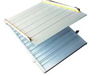 China Folding Aluminum Wheelchair Ramp 250kg Capacity Portable for Car Motorcycle for sale