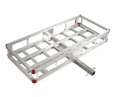 China Ultra Light Aluminum Tow Hitch Cargo Carrier 500lbs Capacity Universal Fit 129x59x16cm for sale