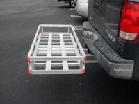 China Ultra Light Aluminum Tow Hitch Cargo Carrier 500lbs Capacity Universal Fit 129x59x16cm for sale