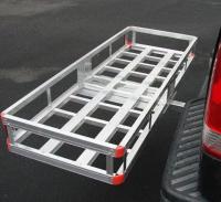 China Ultra Light Aluminum Tow Hitch Cargo Carrier 500lbs Capacity Universal Fit 129x59x16cm for sale