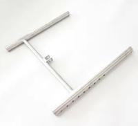 China OEM Customizable Height Adjustable Folding Telescopic Table Legs Aluminum 710-1100mm for sale