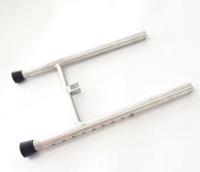 China OEM Customizable Height Adjustable Folding Telescopic Table Legs Aluminum 710-1100mm for sale